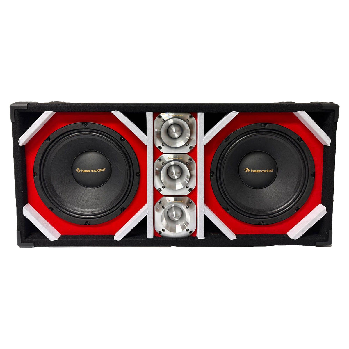 Bass Rockers 10" Brazilian Style Loaded Chuchera Box Chero10