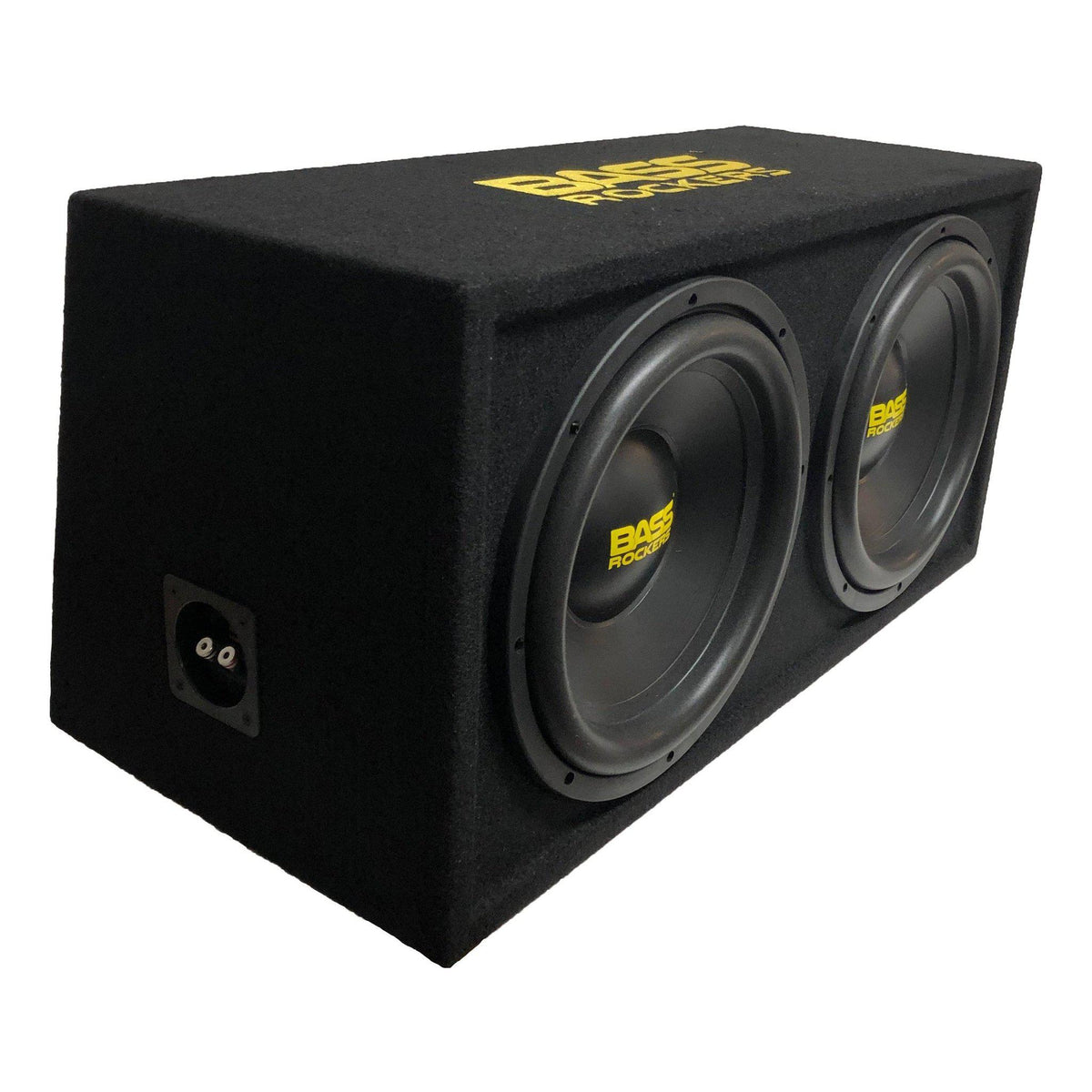 Dual 12" Loaded Subwoofer Enclosure 1200 Watts SVC 1-ohm (BB12D) — Bass ...